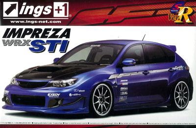 1/24 SパッケージバージョンR No.63 GRBインプレッサ WRX STI 5door’07 ings Ver. プラモデル-amiami.jp-あみあみオンライン本店-