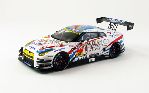 1/43 SGT2013 DIJON Racing GT-R SUPER GT300 2013 No.48 WHITE-amiami.jp ...