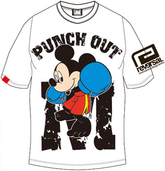 Mickey Mouse/BOXING Tシャツ/WHITE-XS-amiami.jp-あみあみオンライン本店-