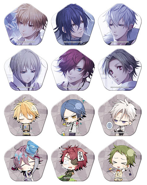 オトメイト 五角形 缶バッジコレクション CLOCK ZERO vol.1 12個入りBOX-amiami.jp-あみあみオンライン本店-