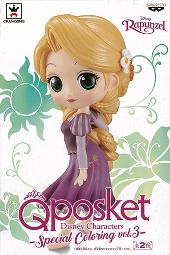 Q posket Disney Characters -Special Coloring vol.3-B.ラプンツェル(プライズ ...