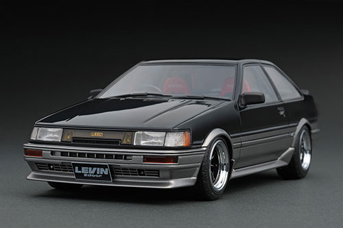 1/18 Toyota Corolla Levin(AE86) 2Dr GT Apex Black/Silver-amiami.jp-あみあみ ...