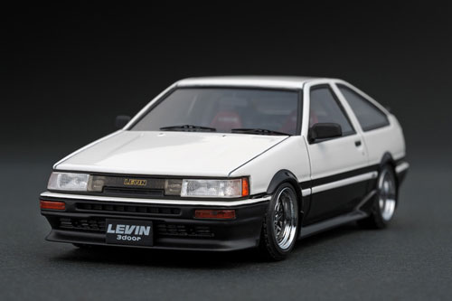1/43 Toyota Corolla Levin (AE86) 3-Door GT Apex White/Black-amiami.jp-あみあみオンライン本店-