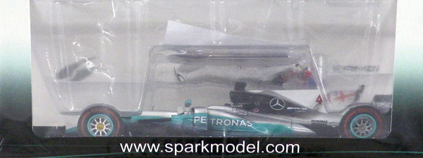 1/43 Mercedes AMG Petronas F1 Team Mercedes F1 W08 EQ Power+ No.44 ...