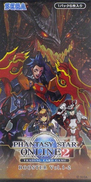 PHANTASY STAR ONLINE 2 TRADING CARD GAME BOOSTER Vol.1-2 20パック入りBOX ...