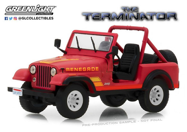 1/43 The Terminator (1984) - Sarah Connor’s 1983 Jeep CJ-7 Renegade ...