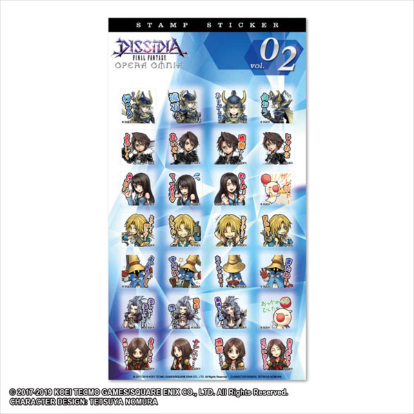 DISSIDIA FINAL FANTASY OPERA OMNIA Sticker Sheet Vol.2-amiami.jp-あみあみオンライン本店-