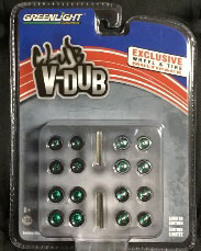 1/64 Club V-Dub Wheel ＆ Tire Pack - 16 Wheels， 16 Tires， 8 Axles (レアカラー ...