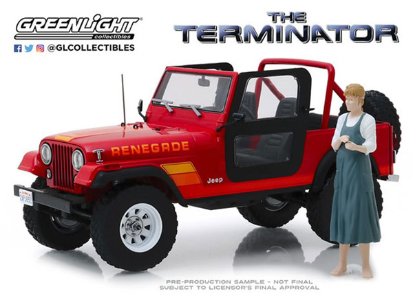 1/18 The Terminator(1984) Sarah Connor’s 1983 Jeep CJ-7 Renegade with ...