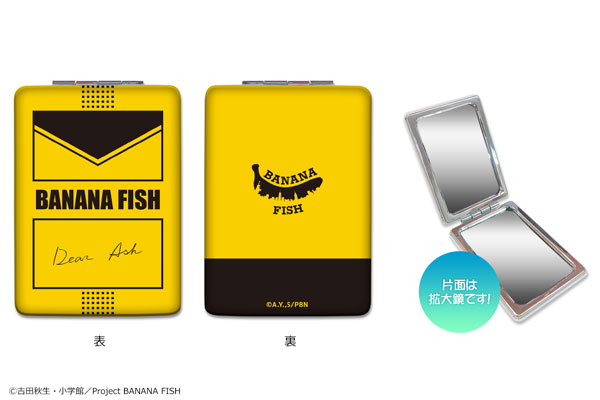 BANANA FISH PUコンパクトミラー 01 Dear ASH(ブラックタイトルver.)-amiami.jp-あみあみオンライン本店-