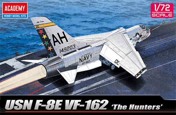 1/72 F-8E クルセイダー “VF-162 ザ・ハンターズ” プラモデル-amiami.jp-あみあみオンライン本店-