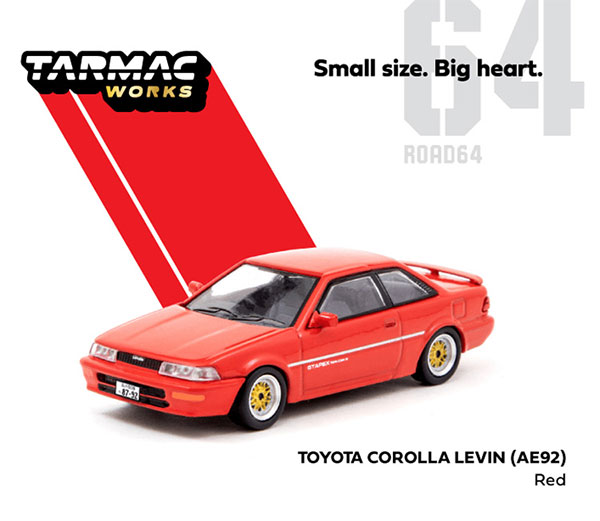 1/64 Toyota Corolla Levin (AE92) Red-amiami.jp-あみあみオンライン本店-