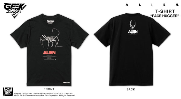 ALIEN FACE HUGGER T-shirt Artwork by Rockin’Jelly Bean BLK/ XXL-amiami ...