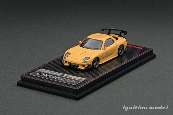 1/64 Mazda RX-7 (FD3S) RE Amemiya Matte Yellow-amiami.jp-あみあみオンライン本店-