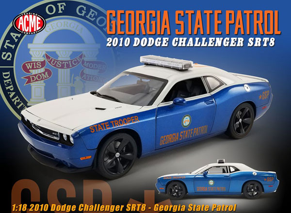 1/18 2010 Dodge Challenger SRT8 - Georgia State Patrol-amiami.jp-あみあみ ...