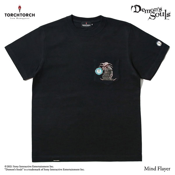 Demon’s Souls × TORCH TORCH/ Tシャツコレクション： 塔のラトリアの蛸獄吏 ブラック Mサイズ-amiami.jp ...