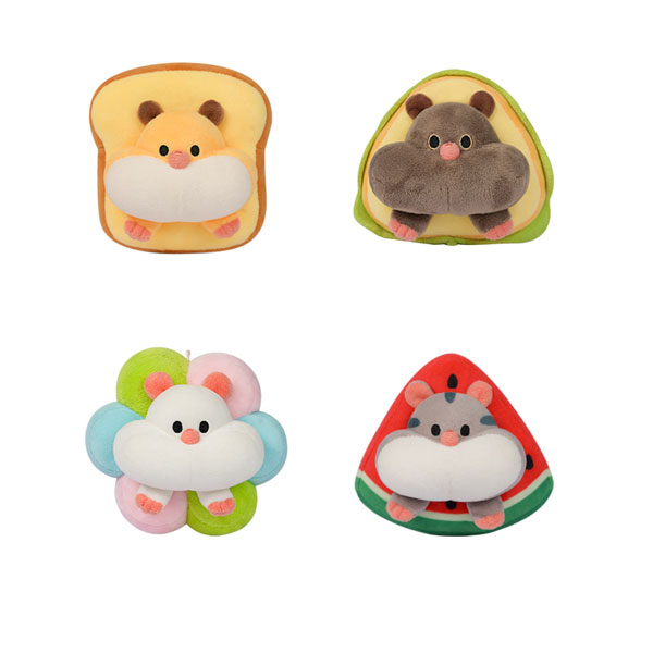 RICH HAMSTER 「リッチ ハムスターと友達の日常」 ぬいぐるみブラインドボックスシリーズ 第1弾 4個入りBOX-amiami.jp ...