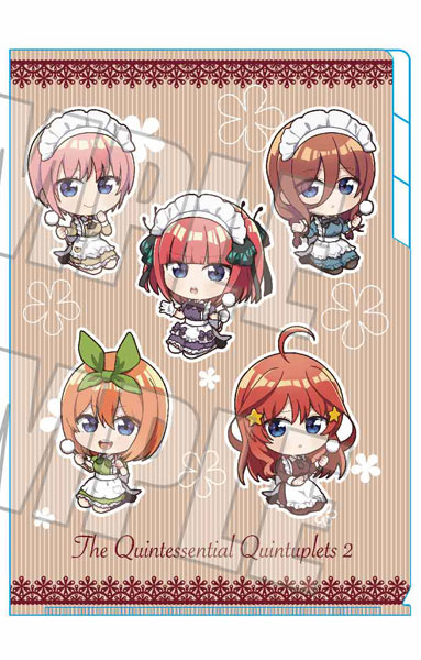 クリアファイル3ポケット 五等分の花嫁∬ 集合B ひざまくらver.-amiami.jp-あみあみオンライン本店-