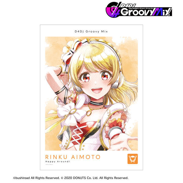 D4DJ Groovy Mix 愛本りんく Ani-Art aqua label 第2弾 A3マット加工ポスター-amiami.jp-あみあみオンライン本店-