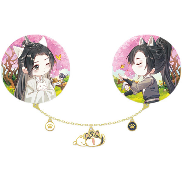 二哈和他的白猫師尊 花間の戯れ 缶バッジ＆チェーンセット-amiami.jp-あみあみオンライン本店-