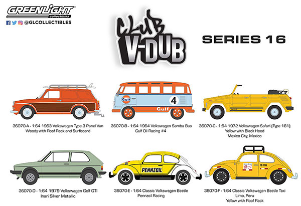1/64 Club Vee-Dub Series 16 6種セット-amiami.jp-あみあみオンライン本店-