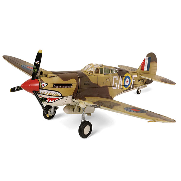 1/72 イギリス軍 P-40B トマホークMk.IIB 112中隊 機体番号AK402 GA-F 1941年10月 北アフリカ 完成品 ...