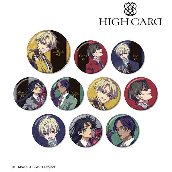 TVアニメ「HIGH CARD」 トレーディング缶バッジ 10個入りBOX-amiami.jp-あみあみオンライン本店-
