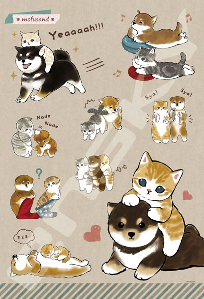 ジグソーパズル mofusand しば×にゃん 300ピース (300-3026)-amiami.jp-あみあみオンライン本店-