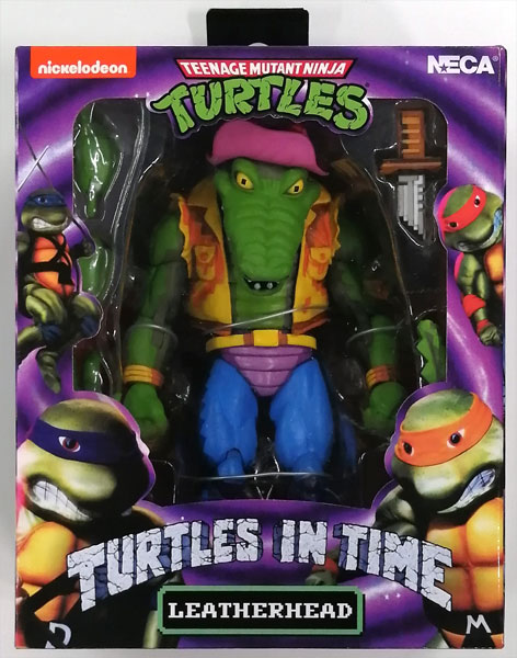 TEENAGE MUTANT NINJA TURTLES TURTLES IN TIME LEATHERHEAD 7インチアクションフィギュア ...