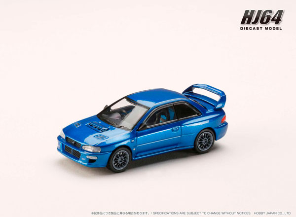 1/64 SUBARU IMPREZA 22B Sti Version (GC8改) / ユーロカスタムバージョン ソニックブルーマイカ ...