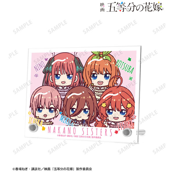 映画『五等分の花嫁』 集合 ちょこんと！ 制服エプロンver. A6アクリルパネル-amiami.jp-あみあみオンライン本店-