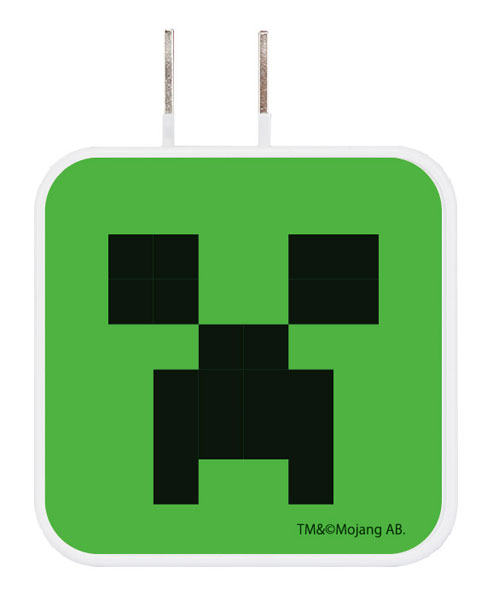 Minecraft USB/USB Type-C ACアダプタ クリーパー-amiami.jp-あみあみオンライン本店-