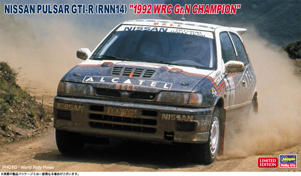 1/24 ニッサン パルサー GTI-R (RNN14) “1992 WRC Gr.N チャンピオン” プラモデル-amiami.jp ...