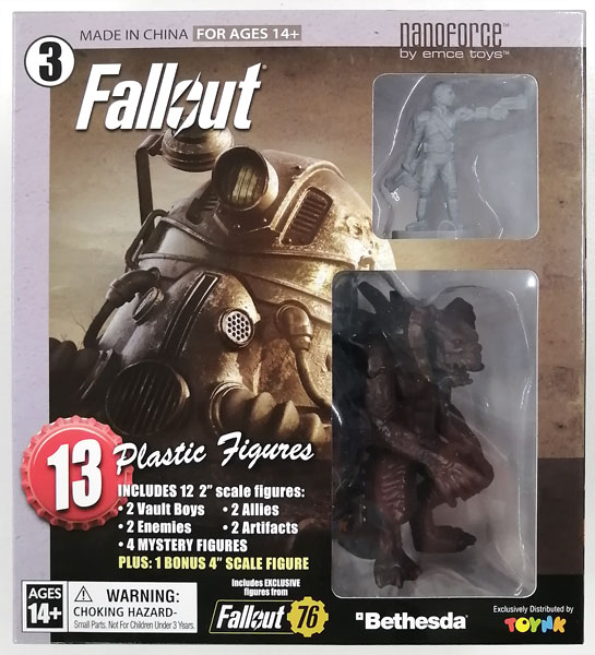 FALLOUT NANOFORCE SERIES 1 ARMY BUILDER FIGURE COLLECTION - BOXED ...