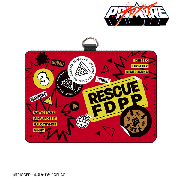 映画『プロメア』 国家救命消防局(FDPP) ネックストラップ付きパスケース-amiami.jp-あみあみオンライン本店-
