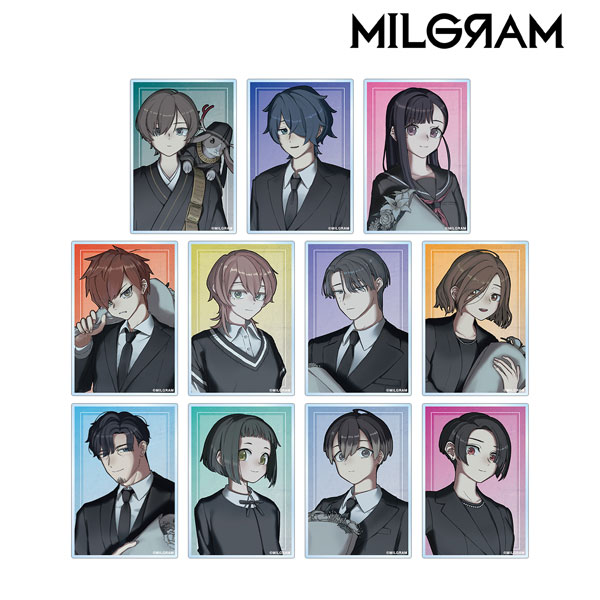 MILGRAM -ミルグラム- 描き下ろし 4th Anniversary ver. トレーディングアクリルカード 11個入りBOX ...