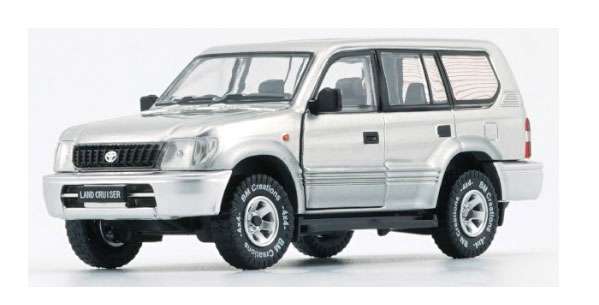 1/64 トヨタ ランドクルーザー プラド LC95 シルバー (LHD)-amiami.jp-あみあみオンライン本店-