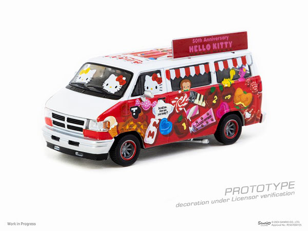1/64 Dodge Van Hello Kitty Food Truck-amiami.jp-あみあみオンライン本店-