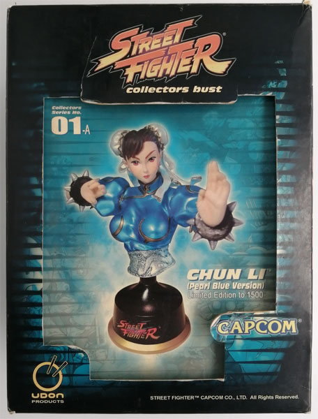 STREET FIGHTER COLLECTORS BUST CHUN LI [pearl Blue Version]-amiami.jp ...