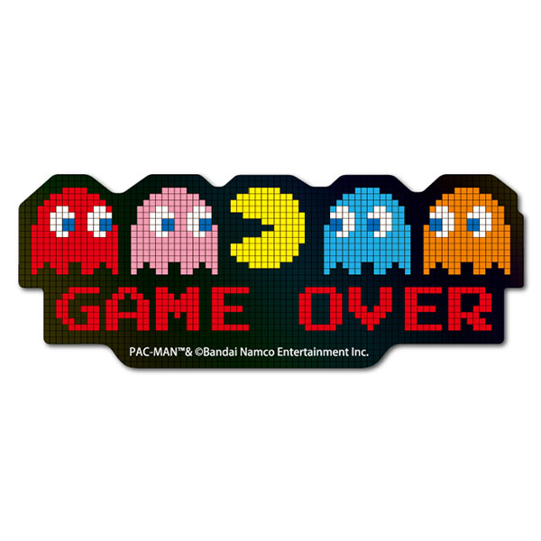 PAC-017 PAC-MAN ホログラムステッカー GAME OVER-amiami.jp-あみあみオンライン本店-