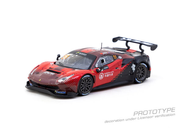 1/64 Ferrari 488 GT3 Macau GT Cup 2022 Harmony Racing Chen Weian-amiami ...