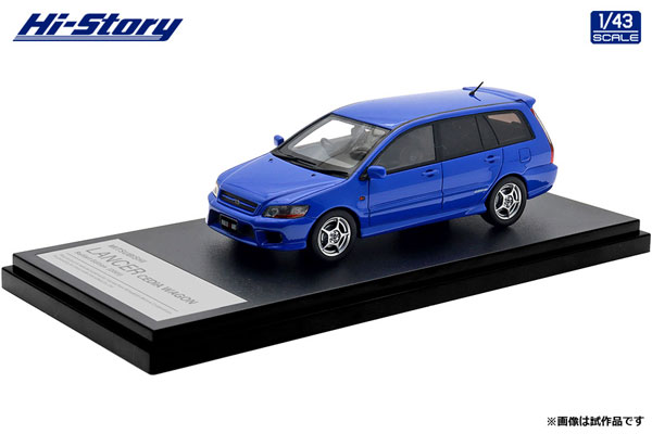 1/43 MITSUBISHI LANCER CEDIA WAGON Ralliart Edition (2001) フレンチブルー ...