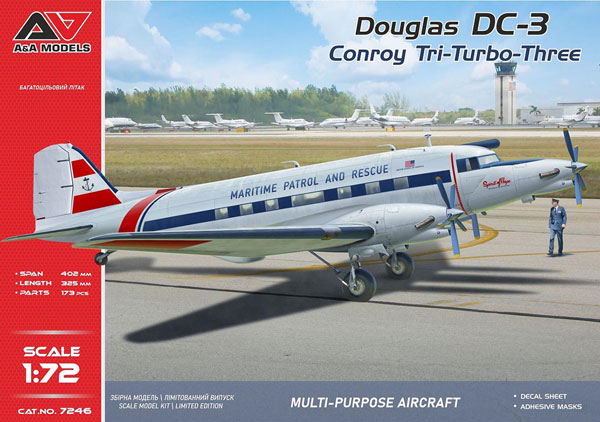 1/72 米・コンロイ・トライターボ3(DC-3改造三発機)輸送機 プラモデル-amiami.jp-あみあみオンライン本店-