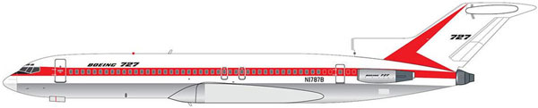1/400 ボーイング 727-200 ハウスカラー N1787B-amiami.jp-あみあみオンライン本店-