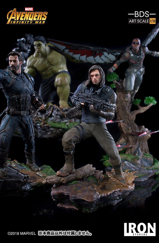 アベンジャーズ インフィニティ・ウォー ファルコン 1/10 アートスケール スタチュー-amiami.jp-あみあみオンライン本店-