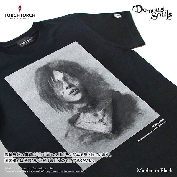 Demon’s Souls × TORCH TORCH/ Tシャツコレクション： 黒衣の火防女 ブラック XXLサイズ-amiami.jp ...