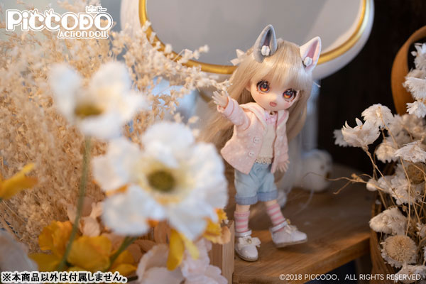 PICCODO ACTION DOLL フロッキング猫耳 ホワイトC (ドール用)-amiami.jp-あみあみオンライン本店-
