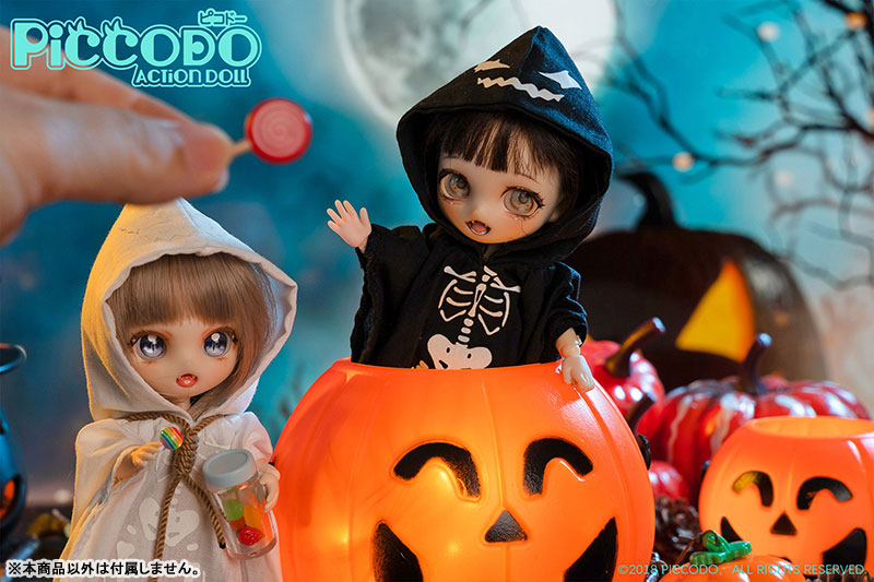 PICCODO ACTION DOLL ハロウィン夜光幽霊マント(黒) (ドール用)-amiami.jp-あみあみオンライン本店-