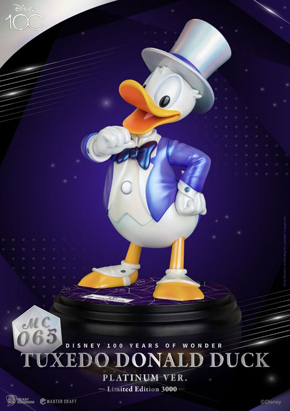 マスタークラフト『ディズニー100』タキシード・ドナルドダック(プラチナカラー)-amiami.jp-あみあみオンライン本店-