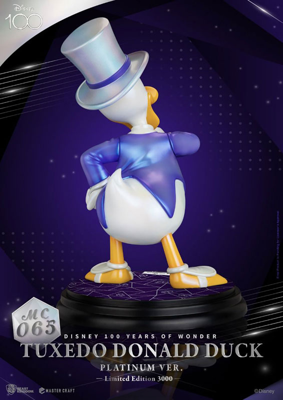 マスタークラフト『ディズニー100』タキシード・ドナルドダック(プラチナカラー)-amiami.jp-あみあみオンライン本店-